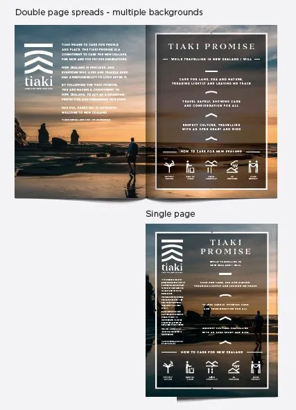 Tourism NZ Visual Library - Tiaki print size