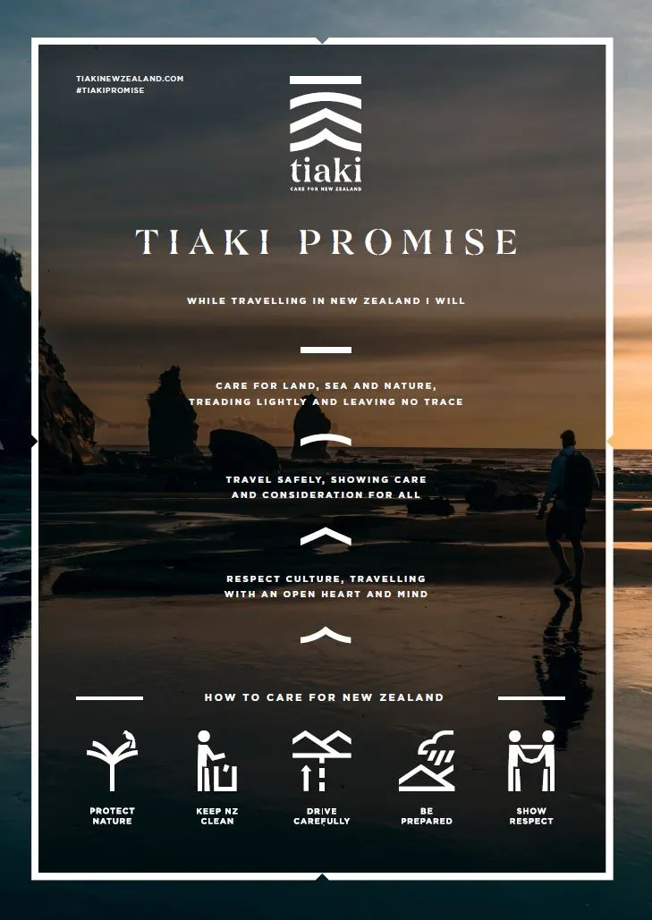 Tourism NZ Visual Library - Tiaki poster
