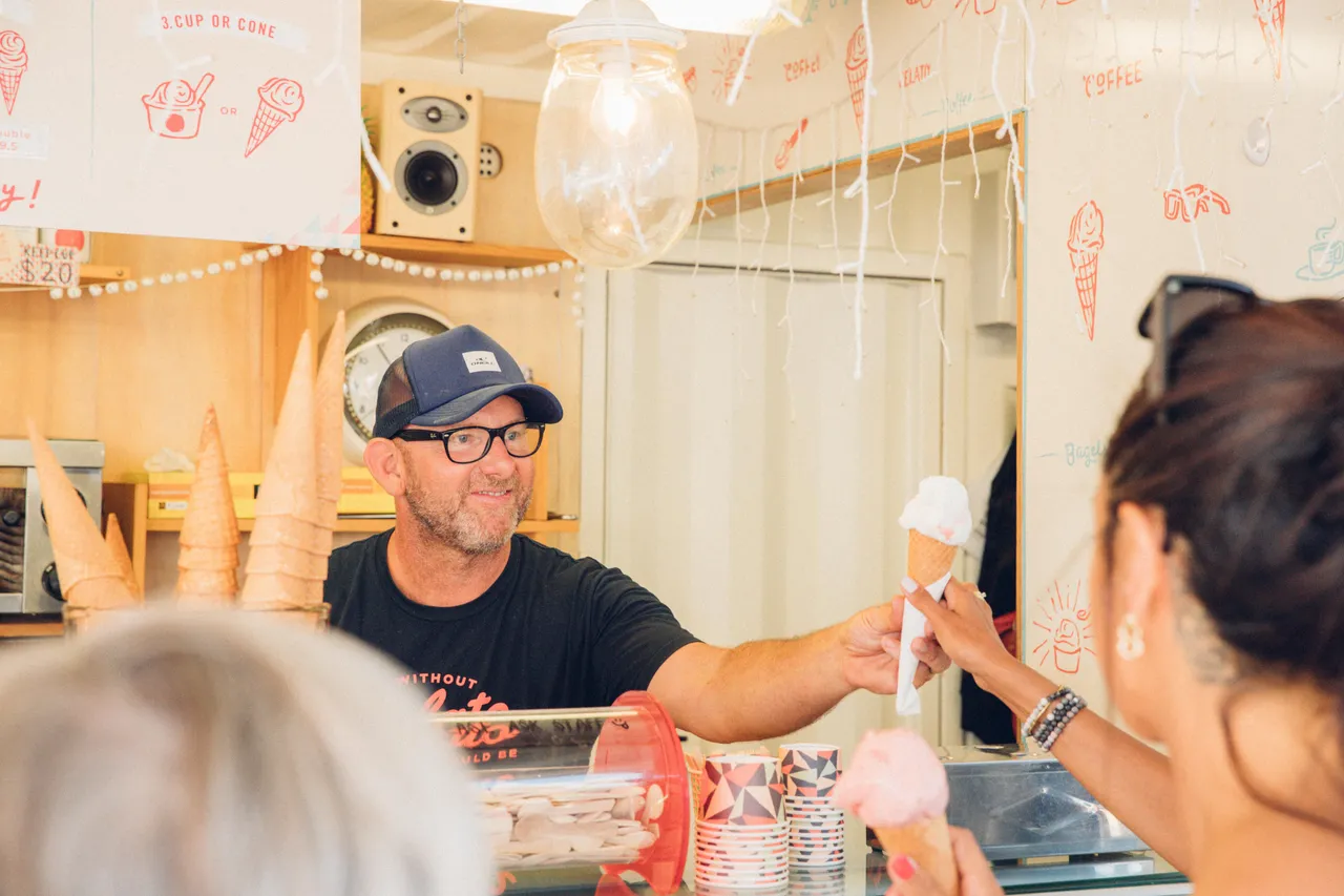 Auckland Brand Library - Getting gelato at Island Gelato Company