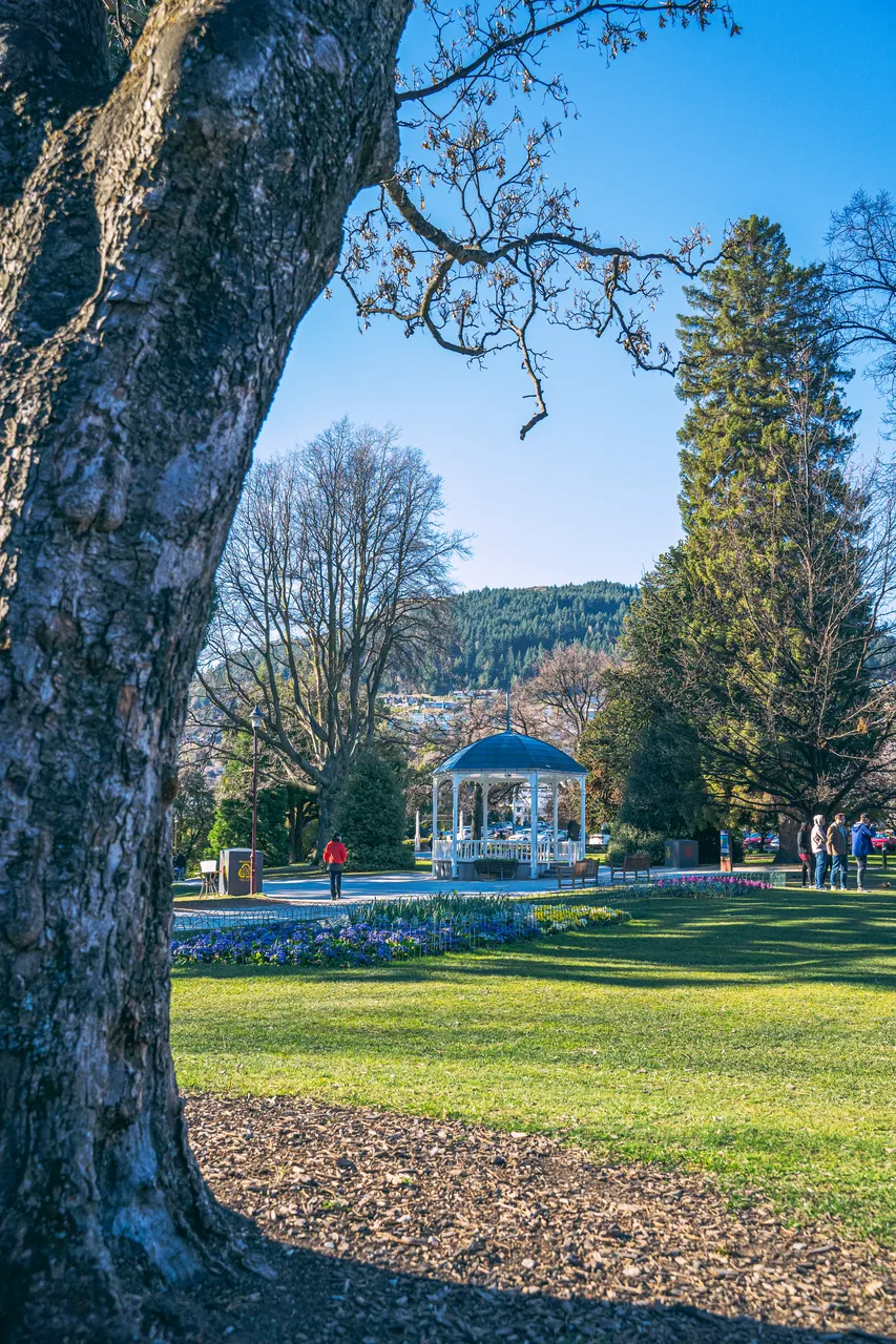Queenstown Gardens in Spring/Summer