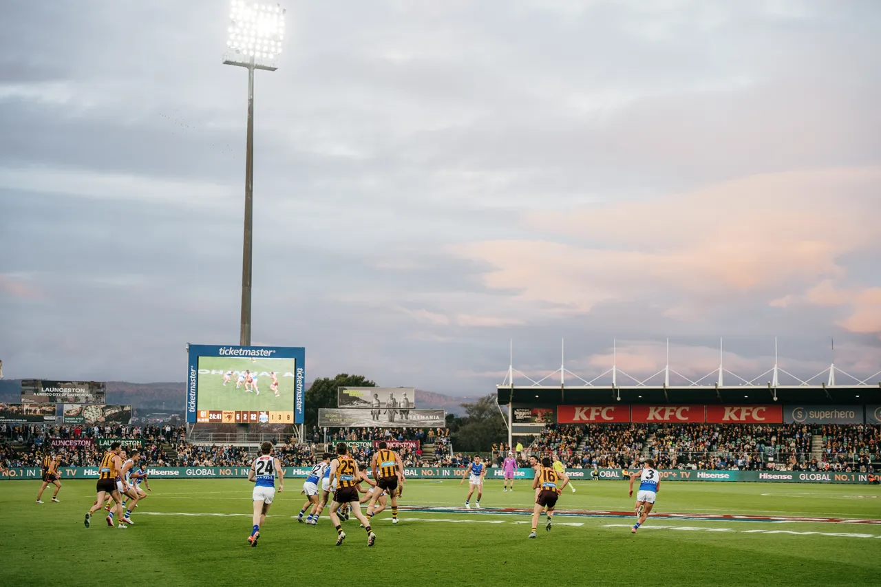 Tasmanian Partner Toolkit - Hawthorn vs North Melbourne at UTAS Stadium