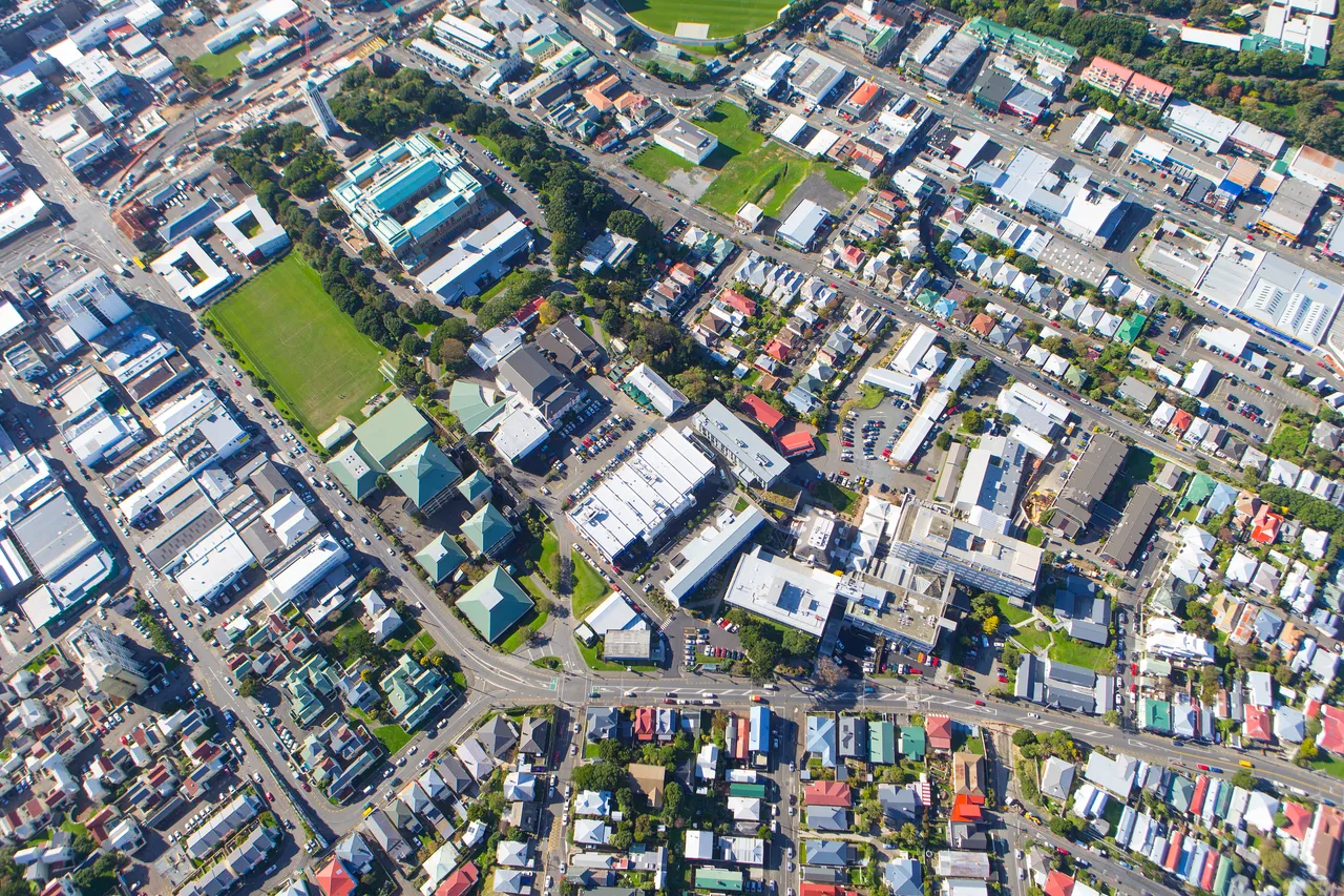 Massey University Brand Library - Massey Wellington Campus Aerial