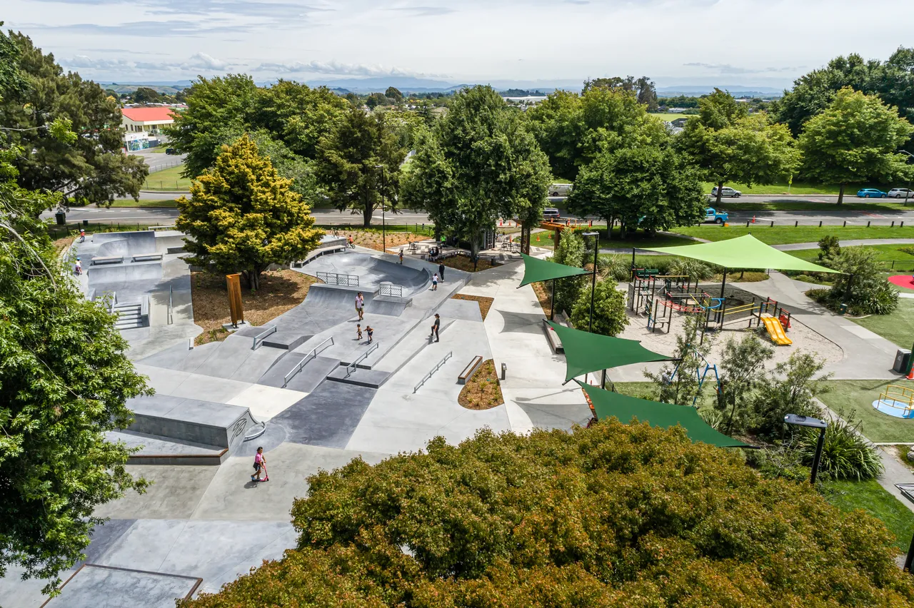 Flaxmere Skate Park Aerials (2)