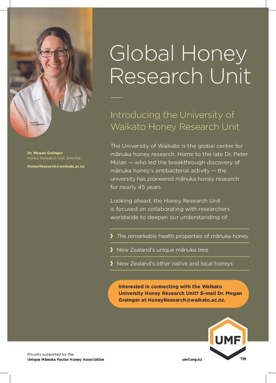 UMF Honey Association Brandkit - Global Honey Research Unit Poster